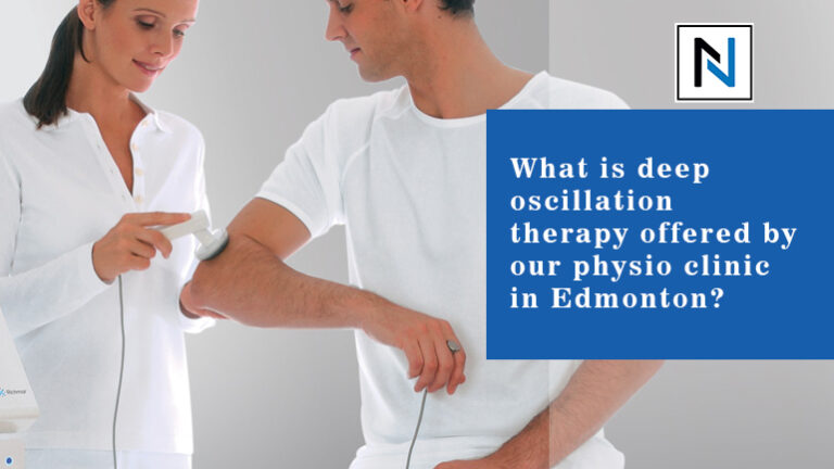 What is deep oscillation therapy offered by our physio clinic in Edmonton?